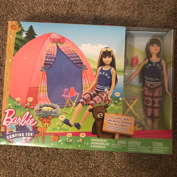 Barbie | Other | Barbie Camping Fun Skipper Doll And Tent Playset ...